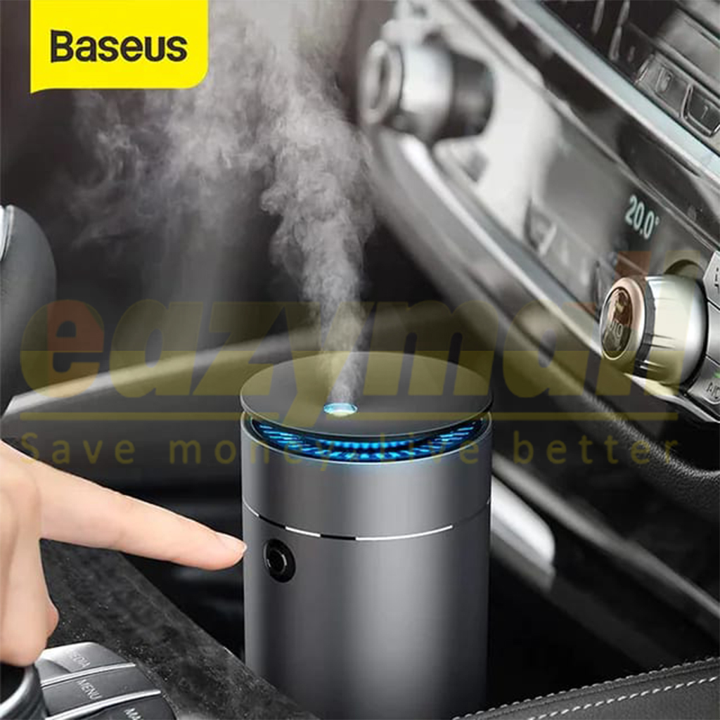 BASEUS TIME AROMATHERAPY MACHINE HUMIDIFIER 75ML DARK GRAY - Eazymall