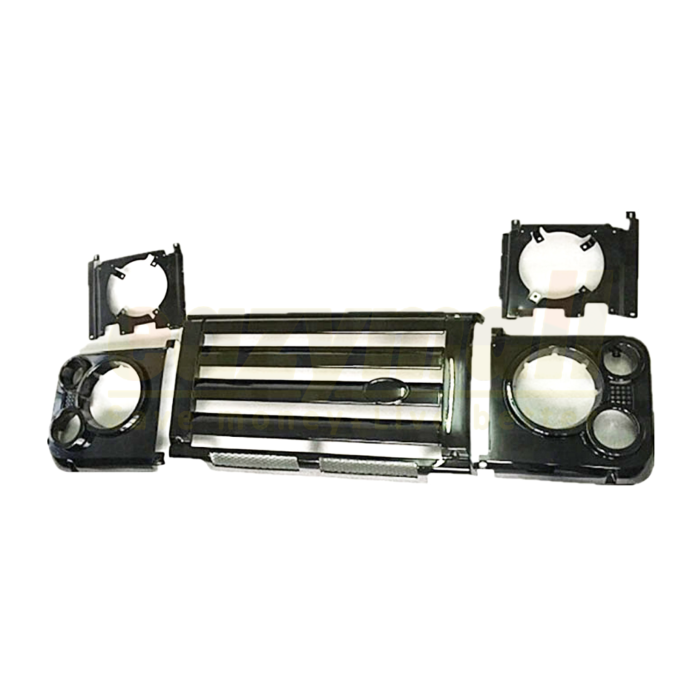DEFENDER FRONT GRILL SET BLACK - Eazymall